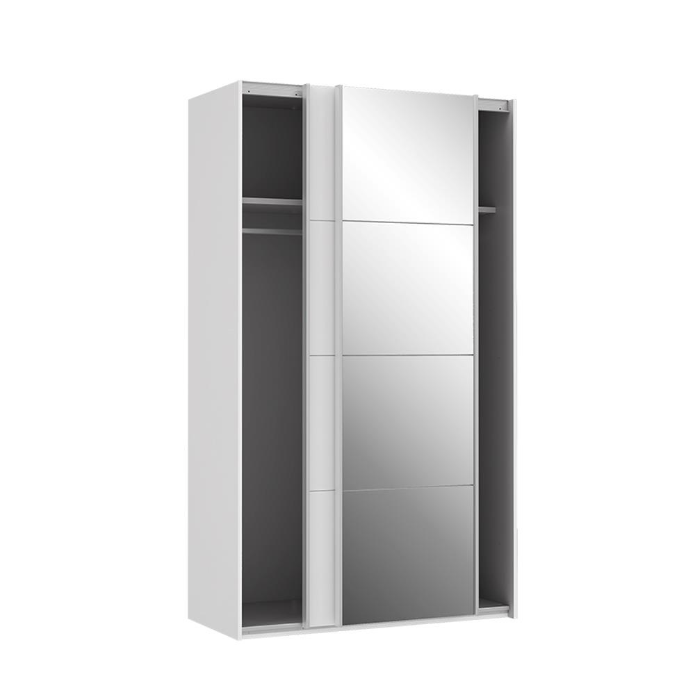 Szafa biała przesuwna do sypialni Sapporo Forte | mebleOlimp.pl